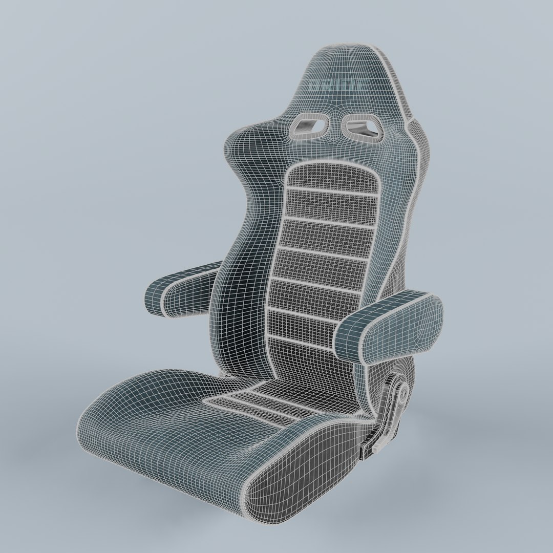 BRIDE EUROSTER II CRUZ Charcoal Gray Seat 3D - TurboSquid 1790987