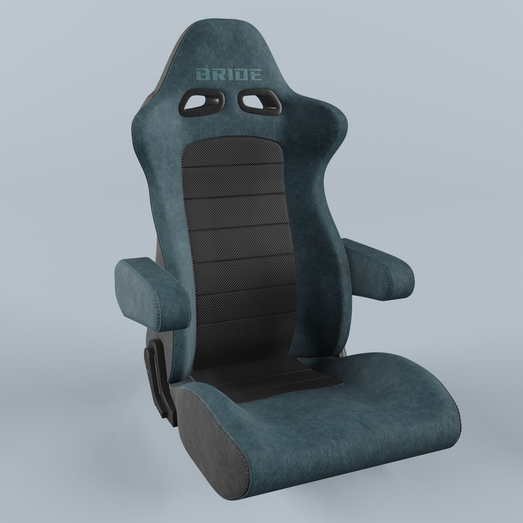 BRIDE EUROSTER II CRUZ Charcoal Gray Seat 3D - TurboSquid 1790987