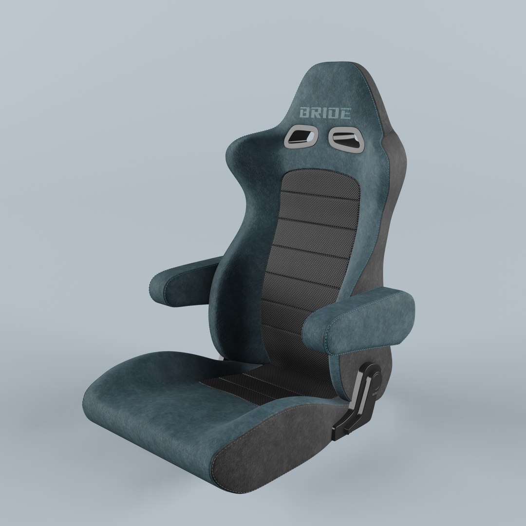 BRIDE EUROSTER II CRUZ Charcoal Gray Seat 3D - TurboSquid 1790987
