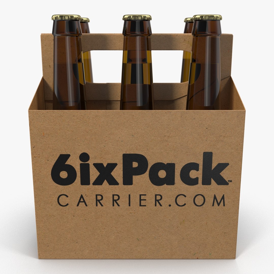 3d Model 6 Pack Bottle Holder