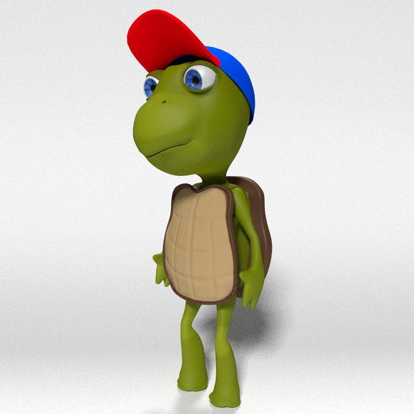Cartoon Turtle Blender Models for Download | TurboSquid