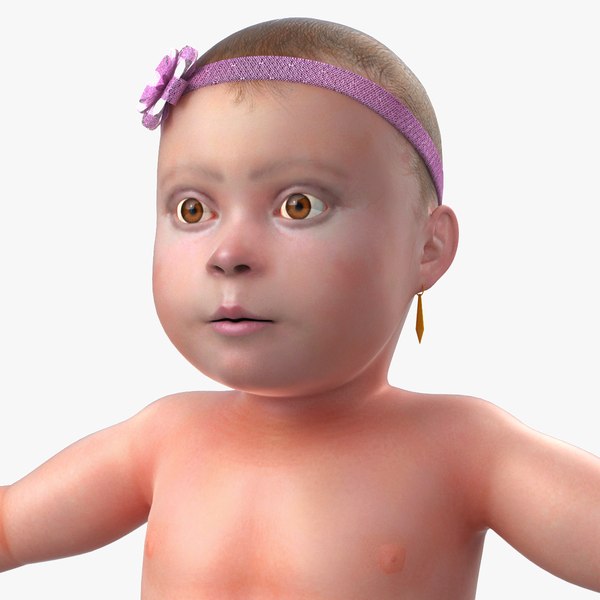 Baby Girl 3D Models for Download | TurboSquid