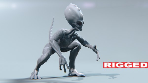 Free Animated 3D Alien Models | TurboSquid