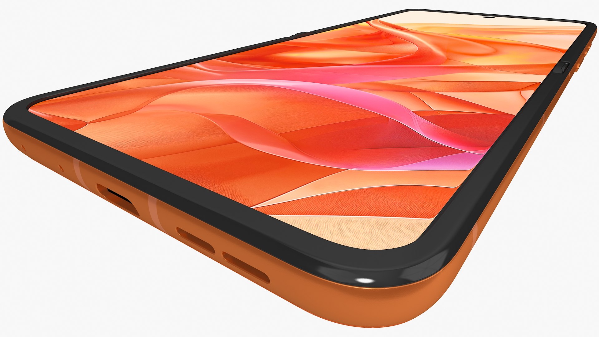 Motorola Razr 50 Orange Animated Model - TurboSquid 2258552