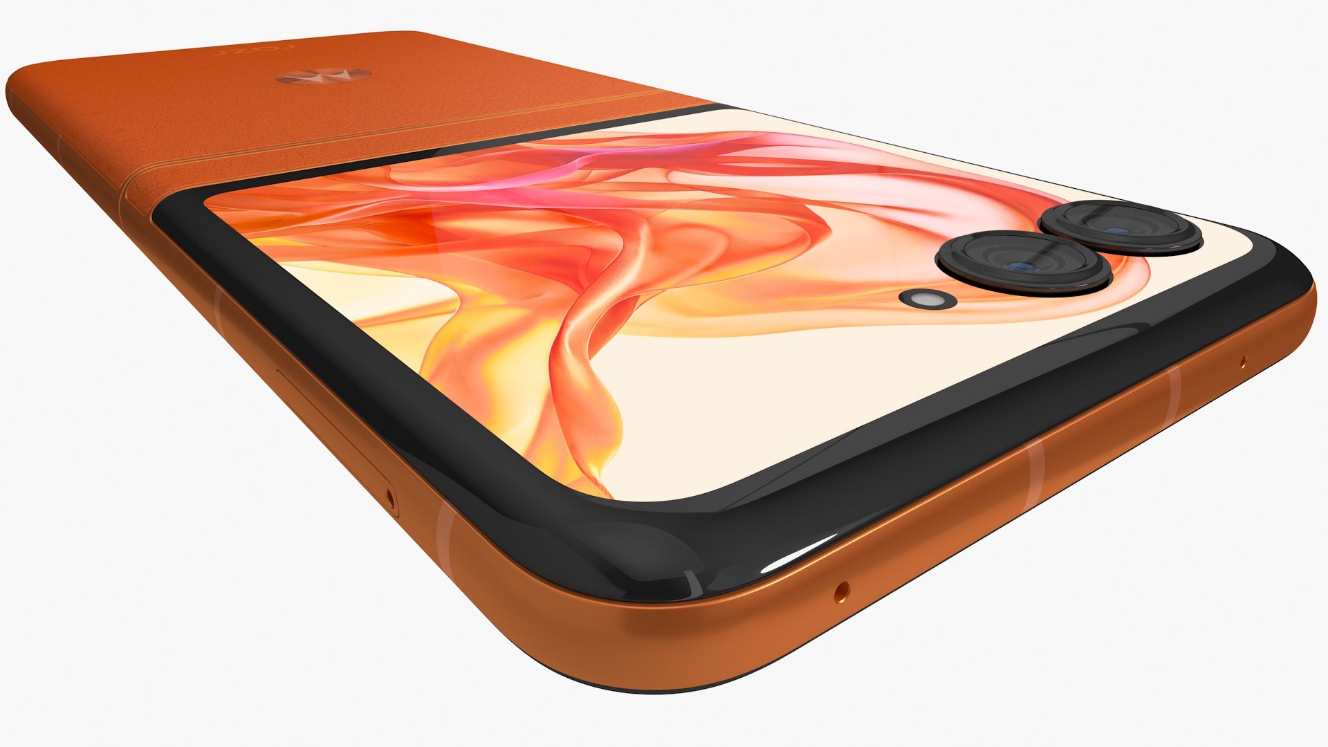 Motorola Razr 50 Orange Animated Model - TurboSquid 2258552