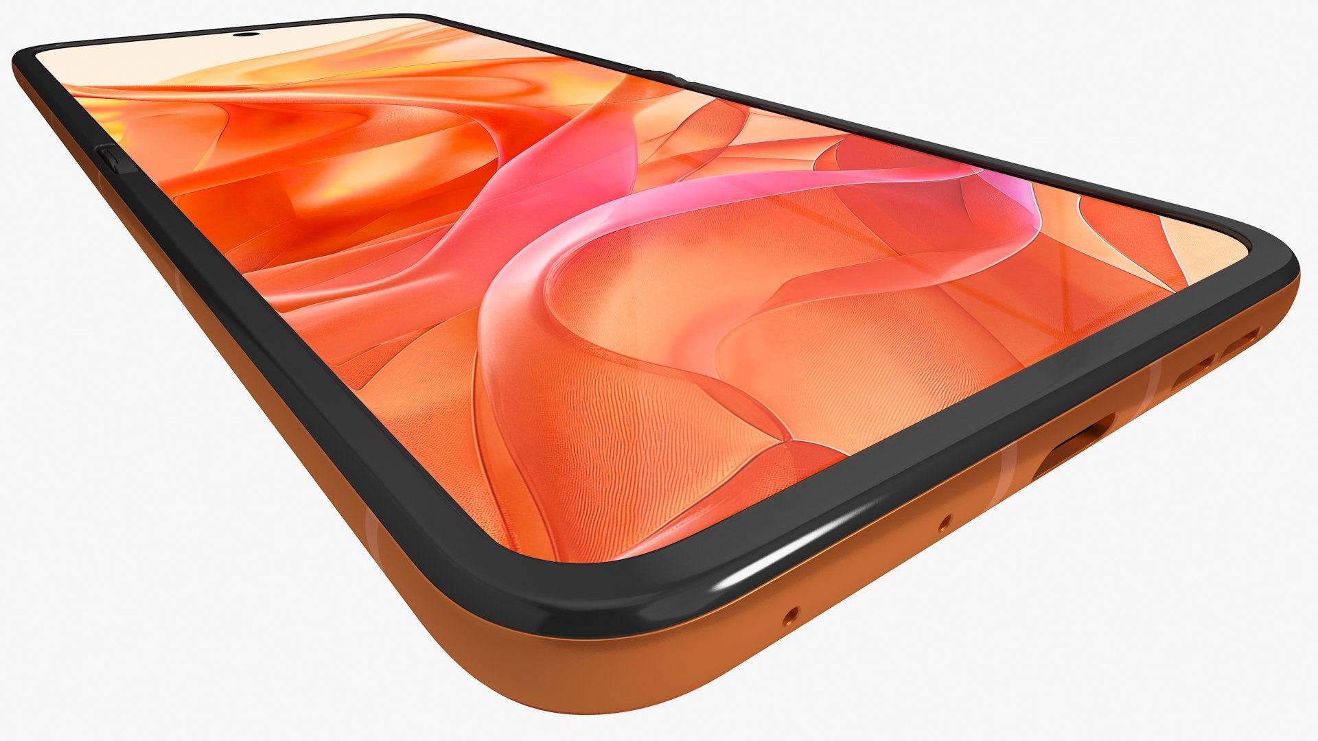 Motorola Razr 50 Orange Animated Model - TurboSquid 2258552