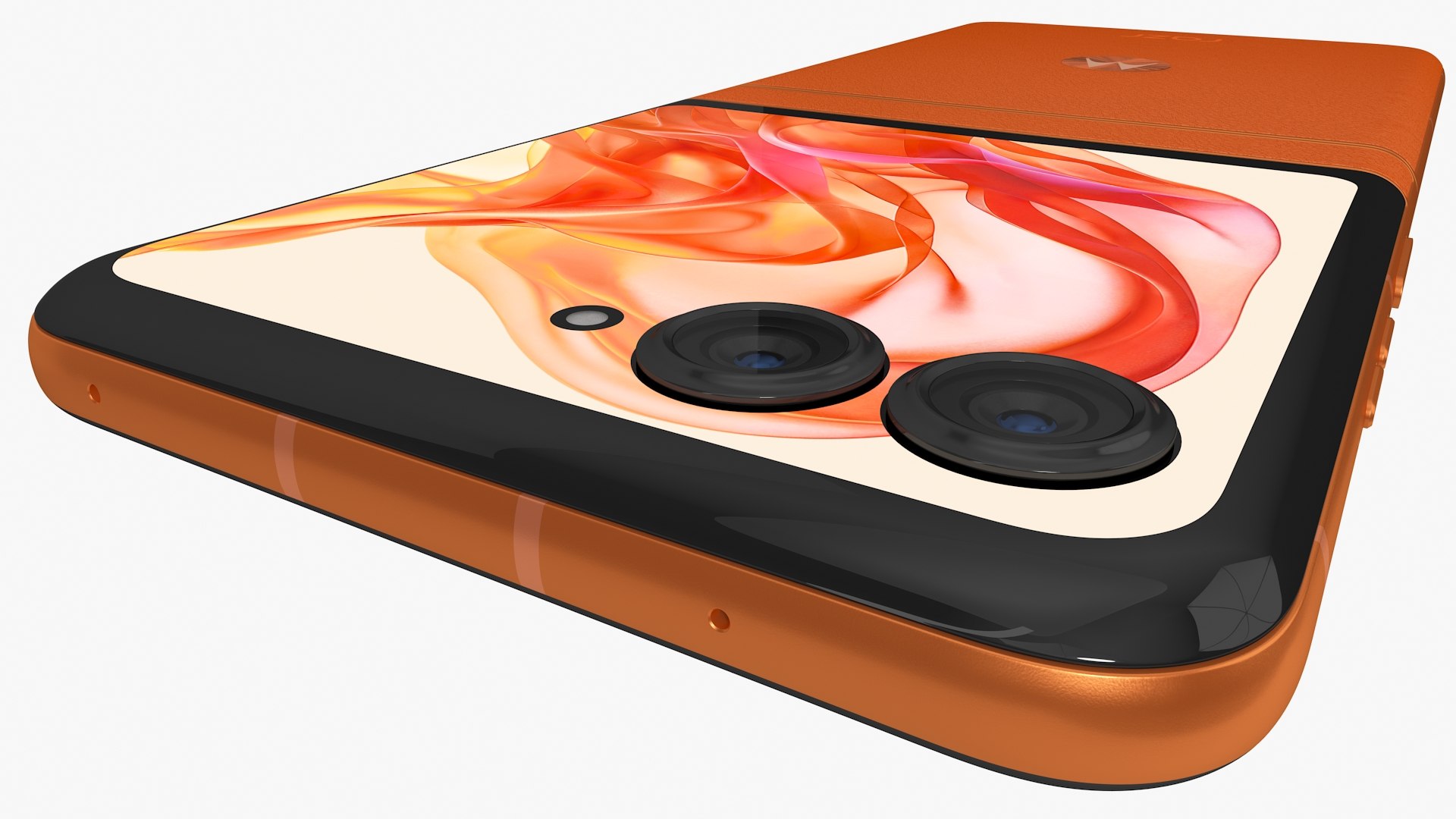 Motorola Razr 50 Orange Animated Model - TurboSquid 2258552