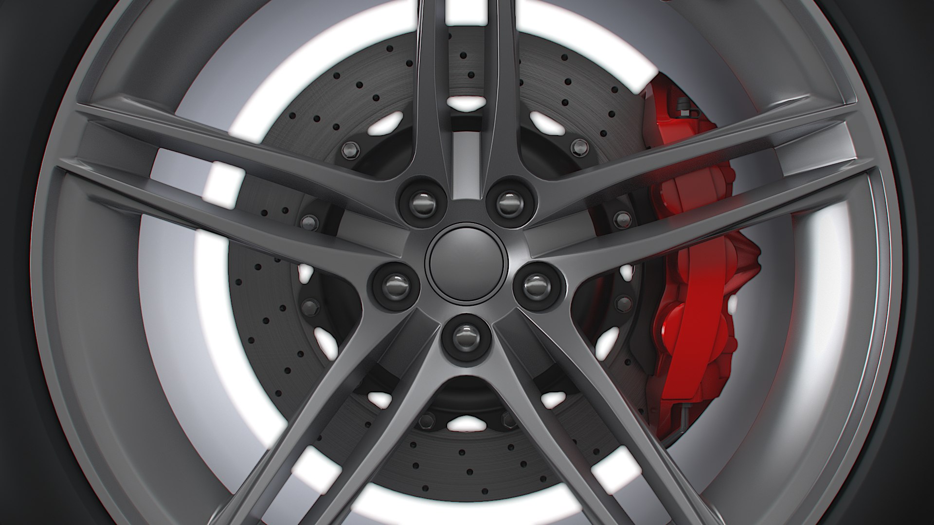 3D Roush Quicksilver Wheel Model - TurboSquid 2021859