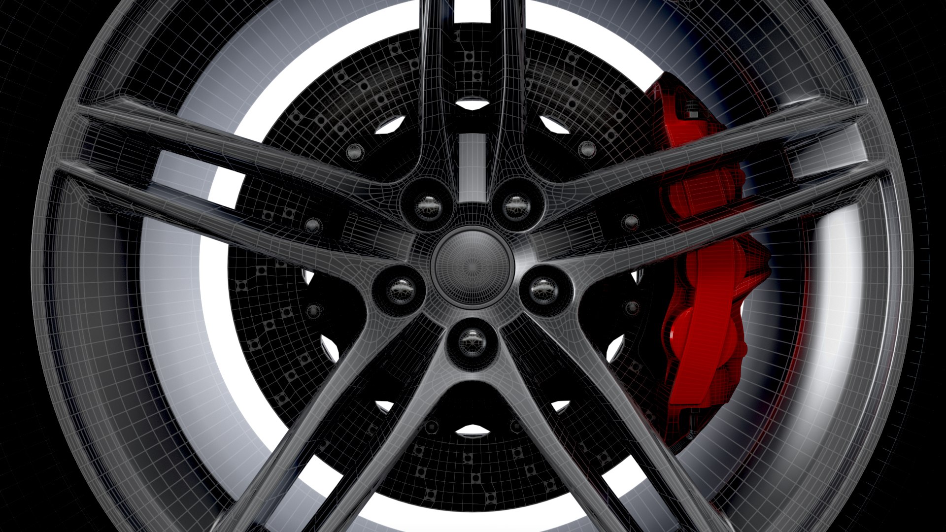 3D Roush Quicksilver Wheel Model - TurboSquid 2021859