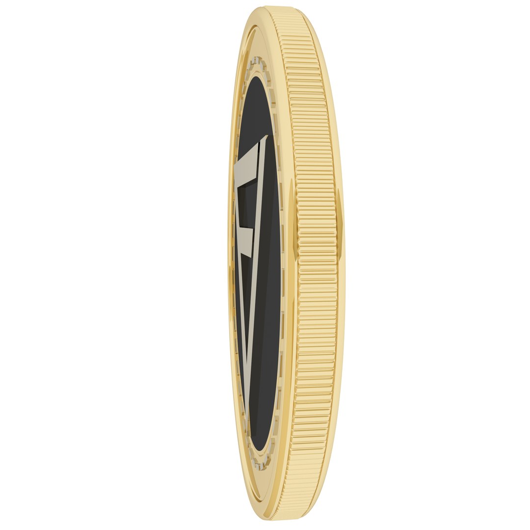 FNB Protocol Cryptocurrency Gold Coin 3D Model - TurboSquid 1856204