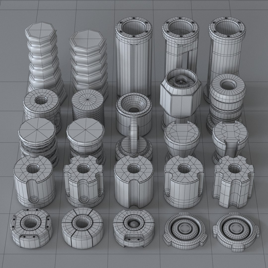 Subdiv Ready Industrial 3D Model - TurboSquid 1654272