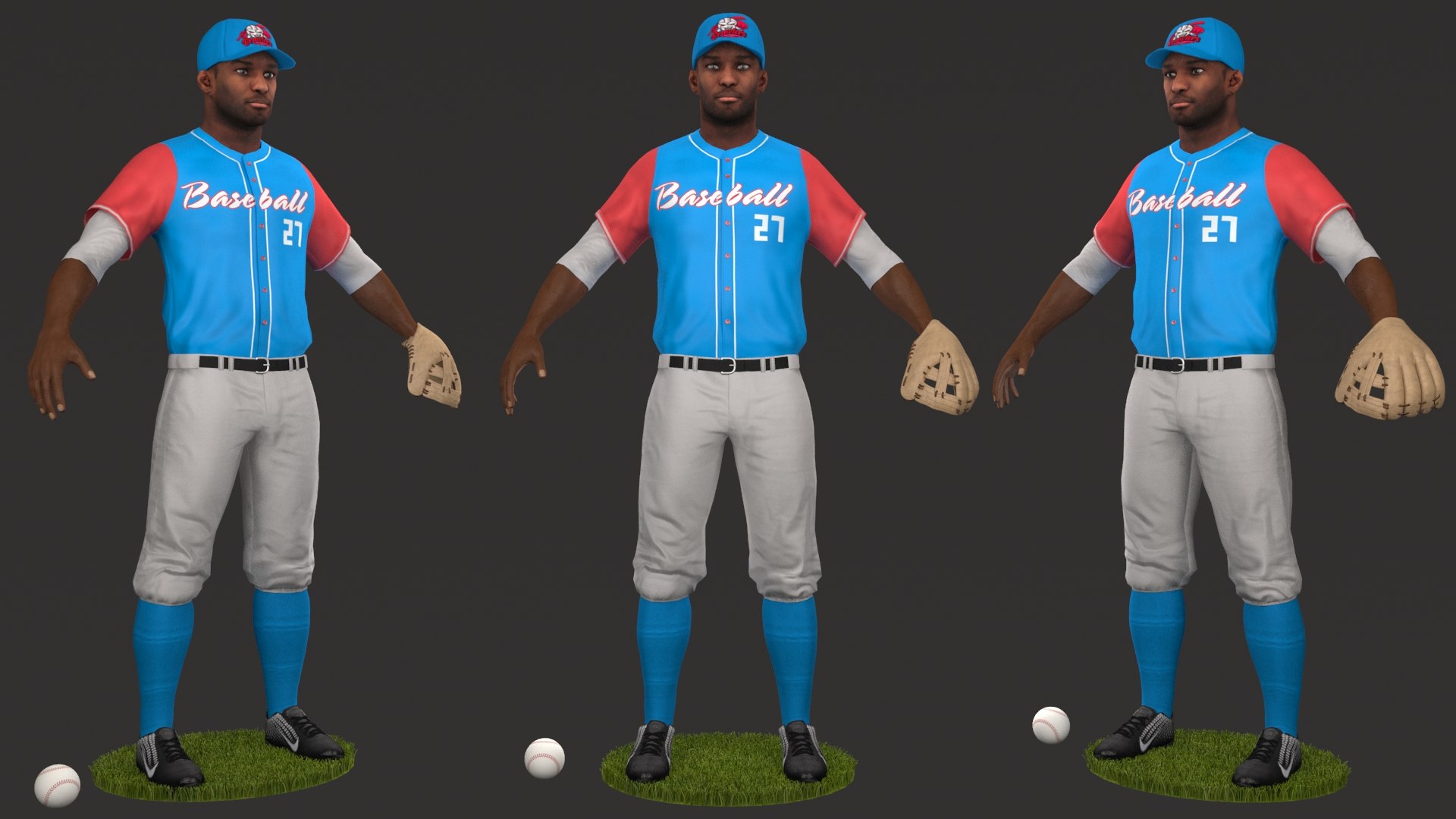 3D model Baseball Pitchers - TurboSquid 1807508