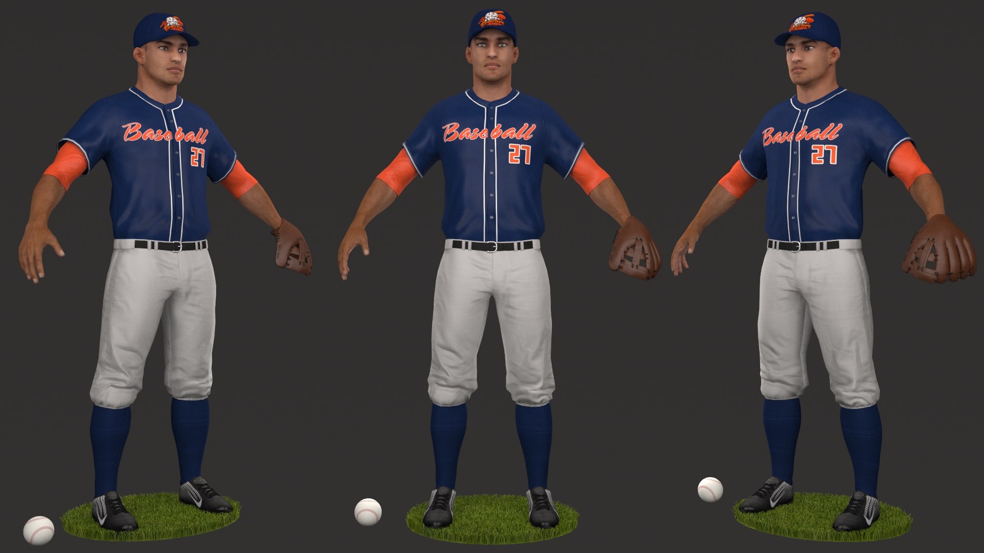 3D model Baseball Pitchers - TurboSquid 1807508