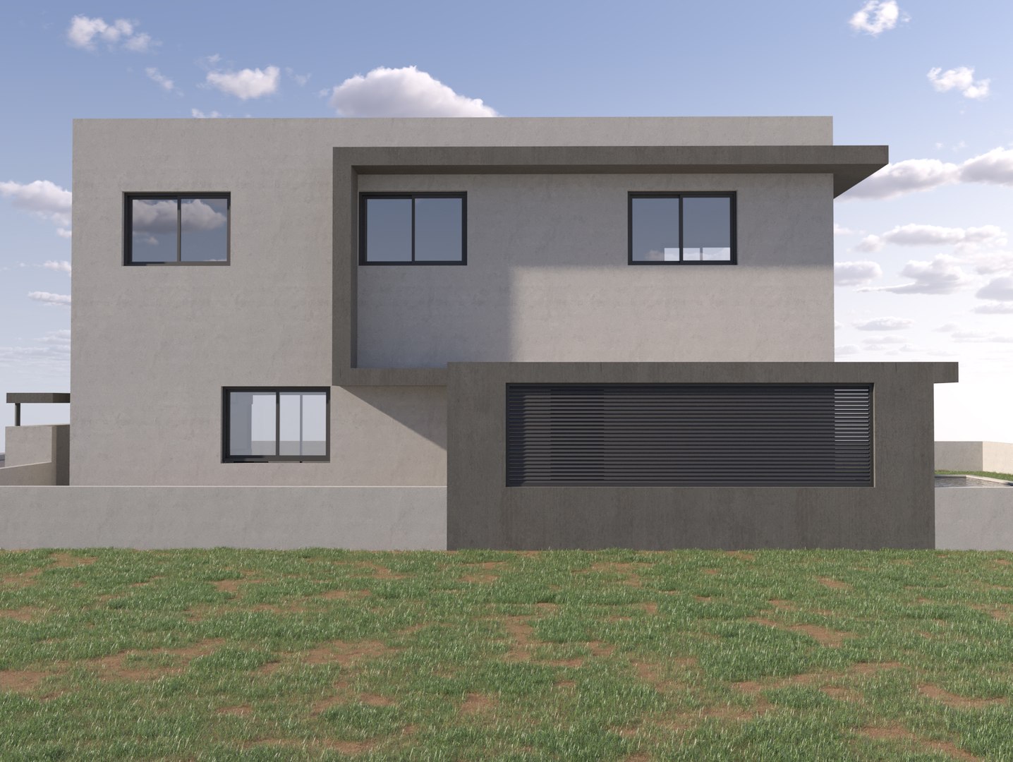 3D Modern Building 4--low Poly Pbr Ue5 Model - TurboSquid 2051852