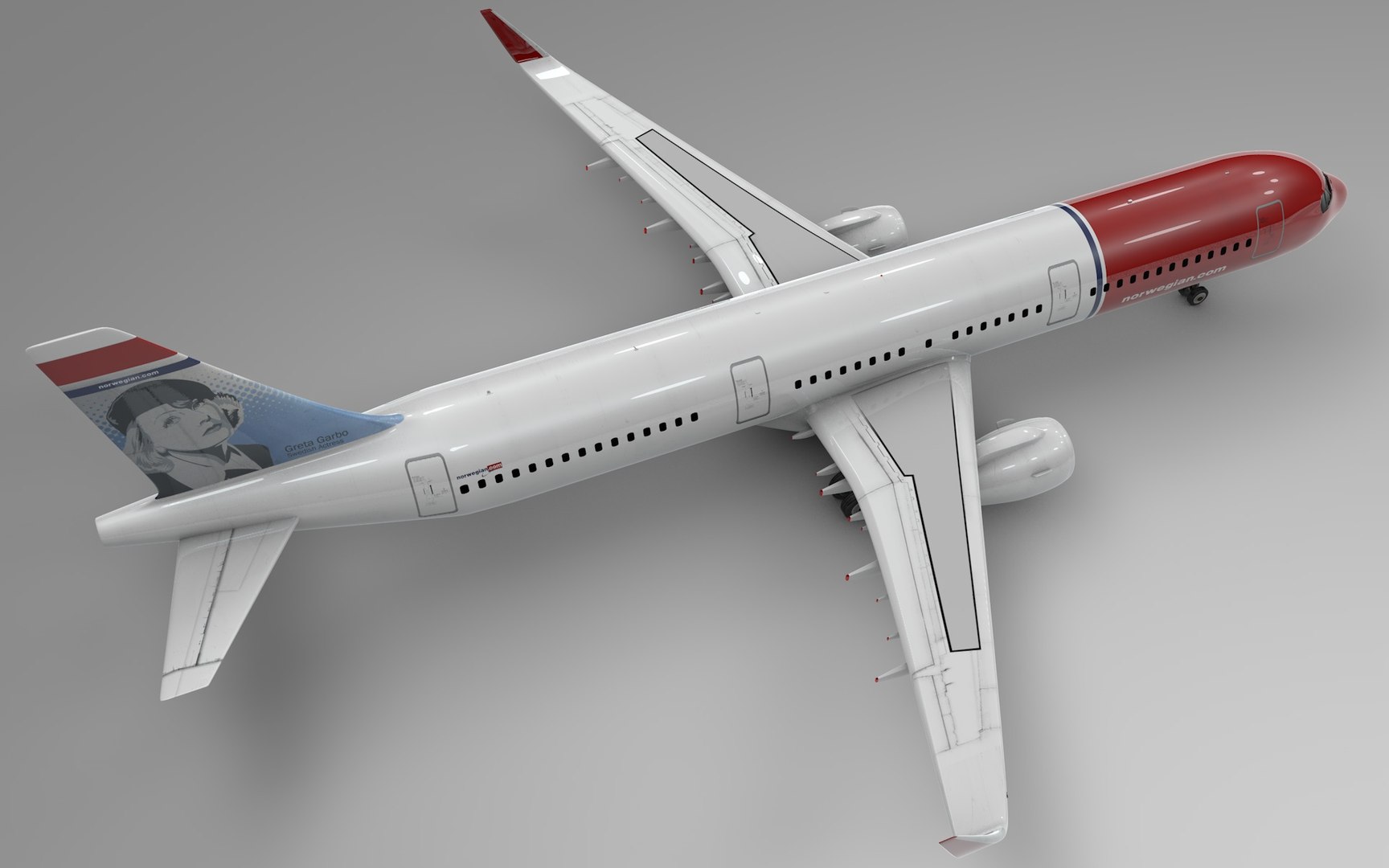 3D A321 Neo Norwegian Air - TurboSquid 1634787