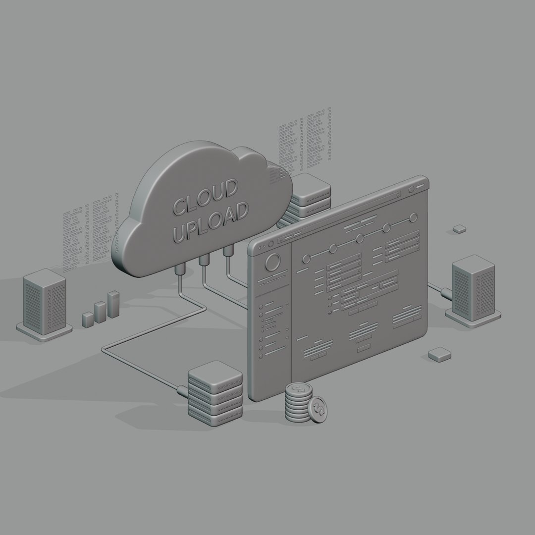 3D Model Cloud Server - TurboSquid 2337152
