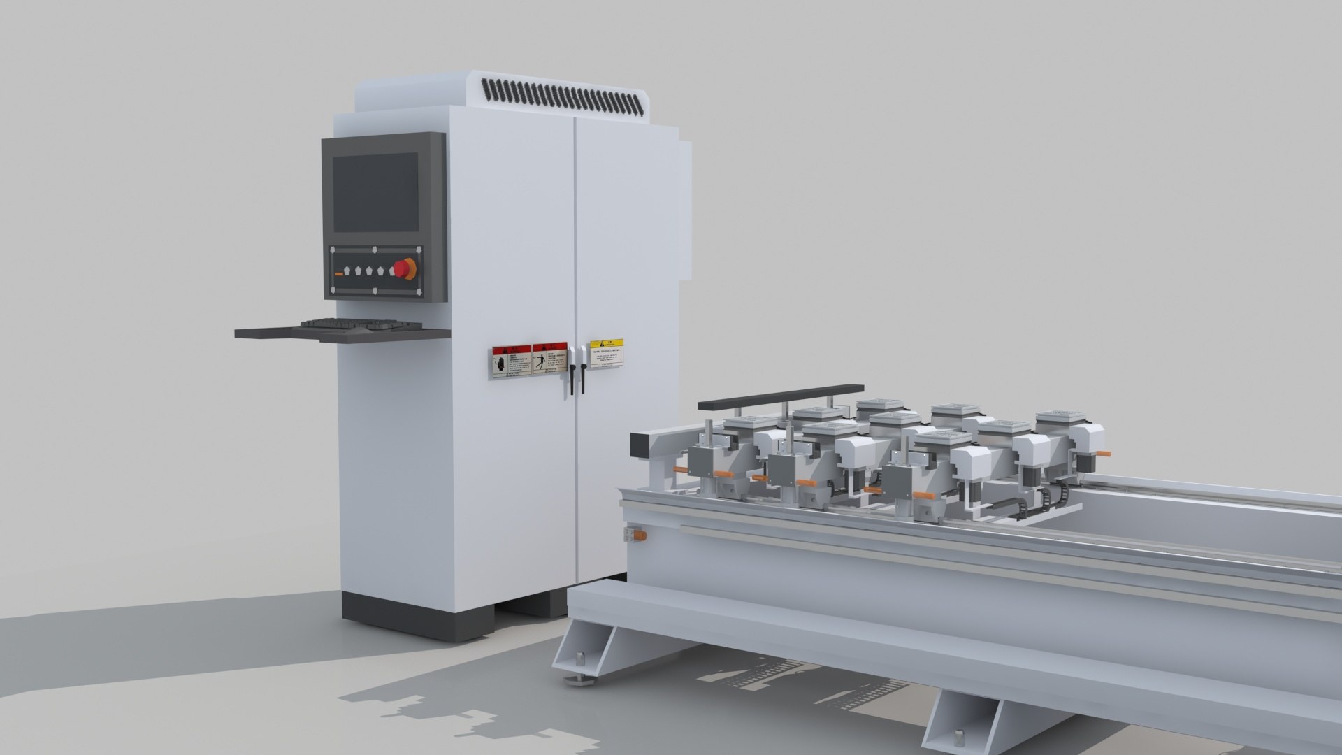 Machining Center 3D - TurboSquid 2277552