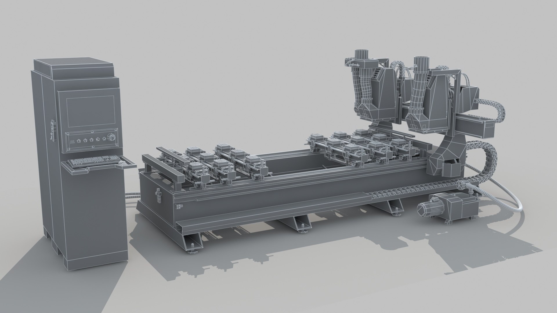 Machining Center 3D - TurboSquid 2277552