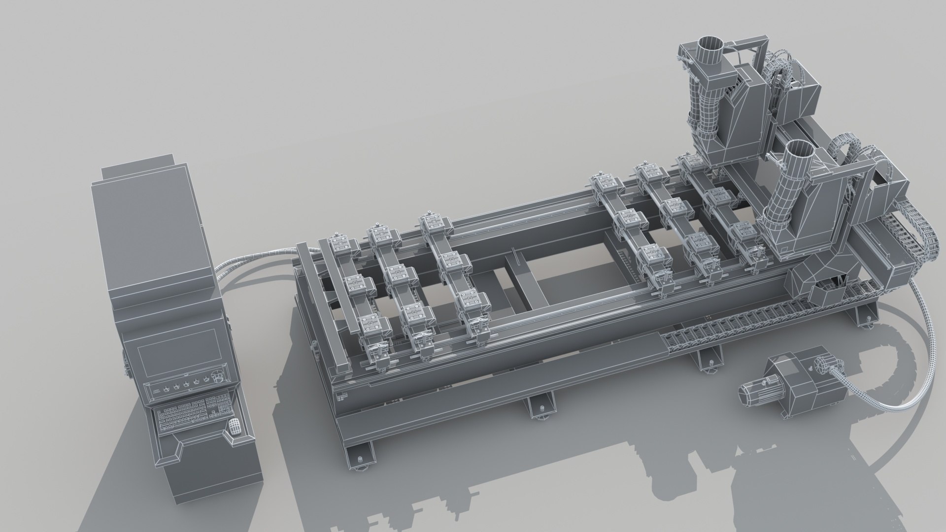 Machining Center 3D - TurboSquid 2277552