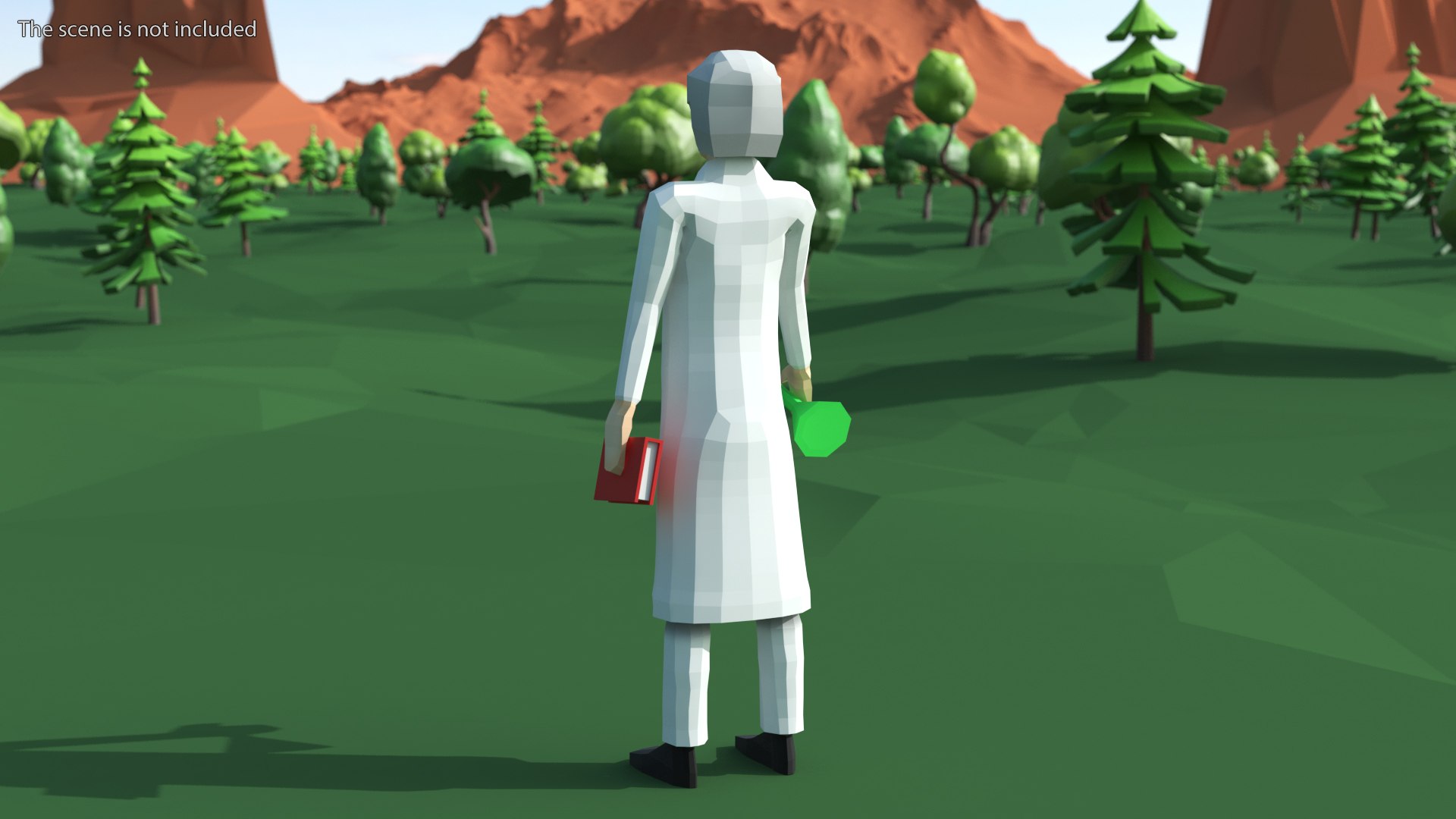 Low Poly Scientist model - TurboSquid 2183823