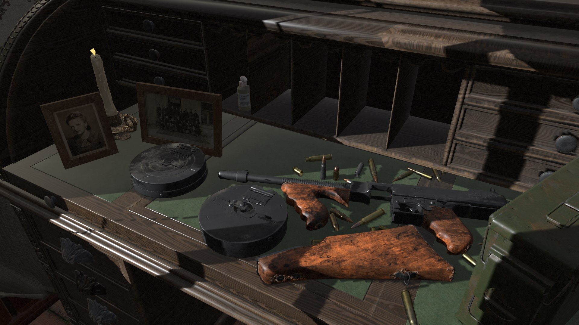 Thompson 1928 3D Model - TurboSquid 2208677