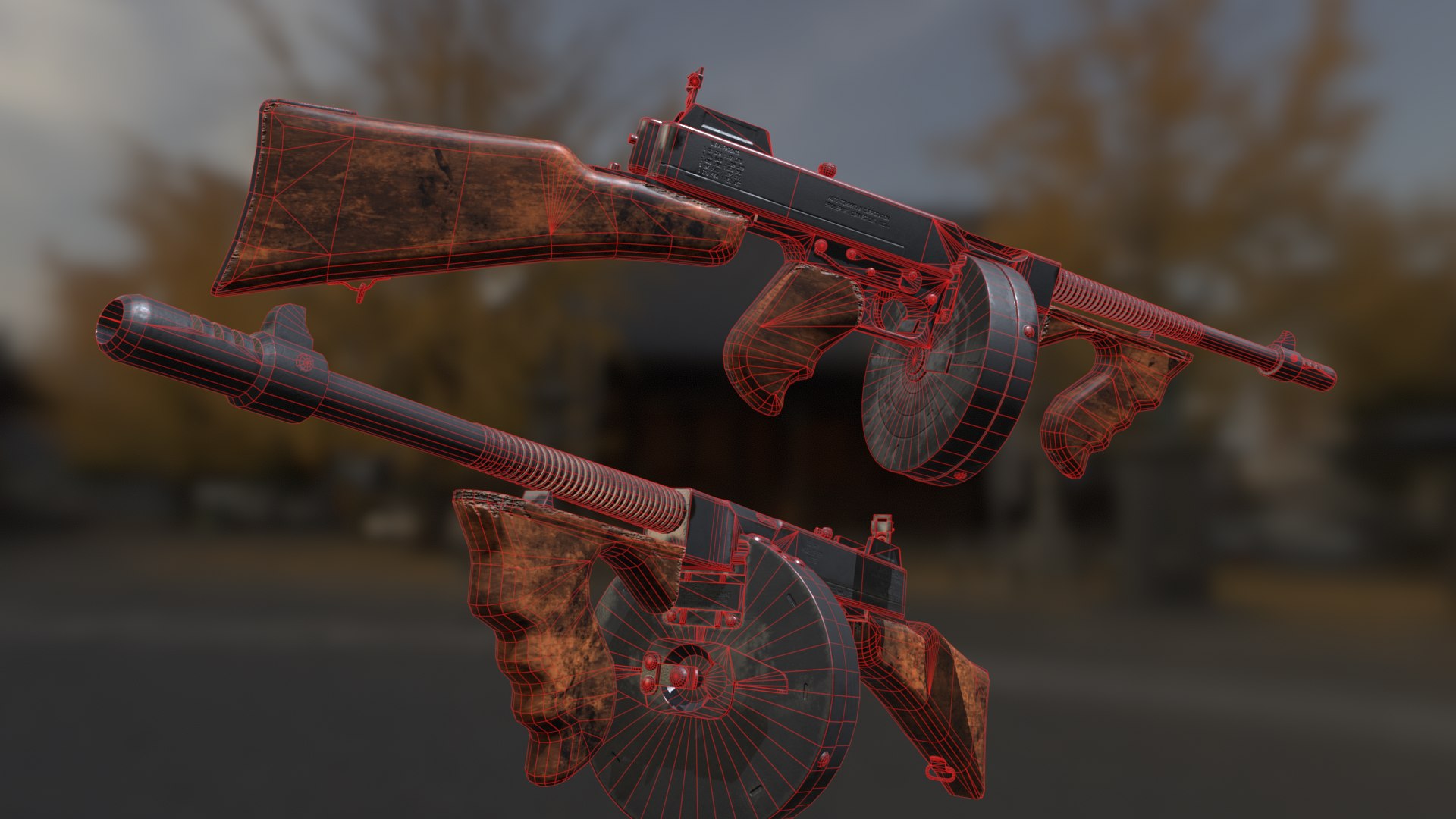Thompson 1928 3D Model - TurboSquid 2208677