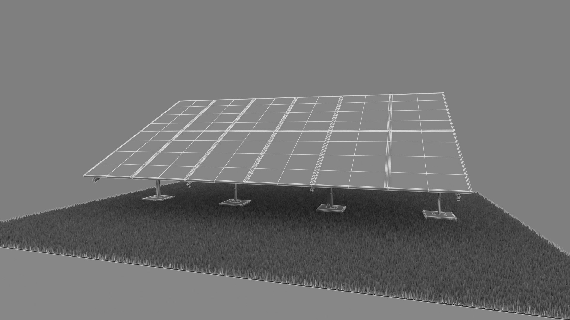 3D Photovoltaic Installation - TurboSquid 1982661