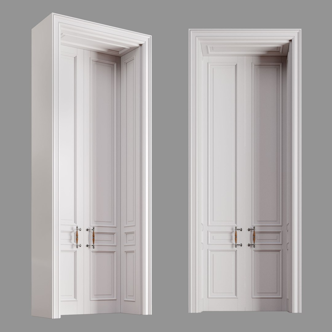 Classic door 3D model - TurboSquid 1525166