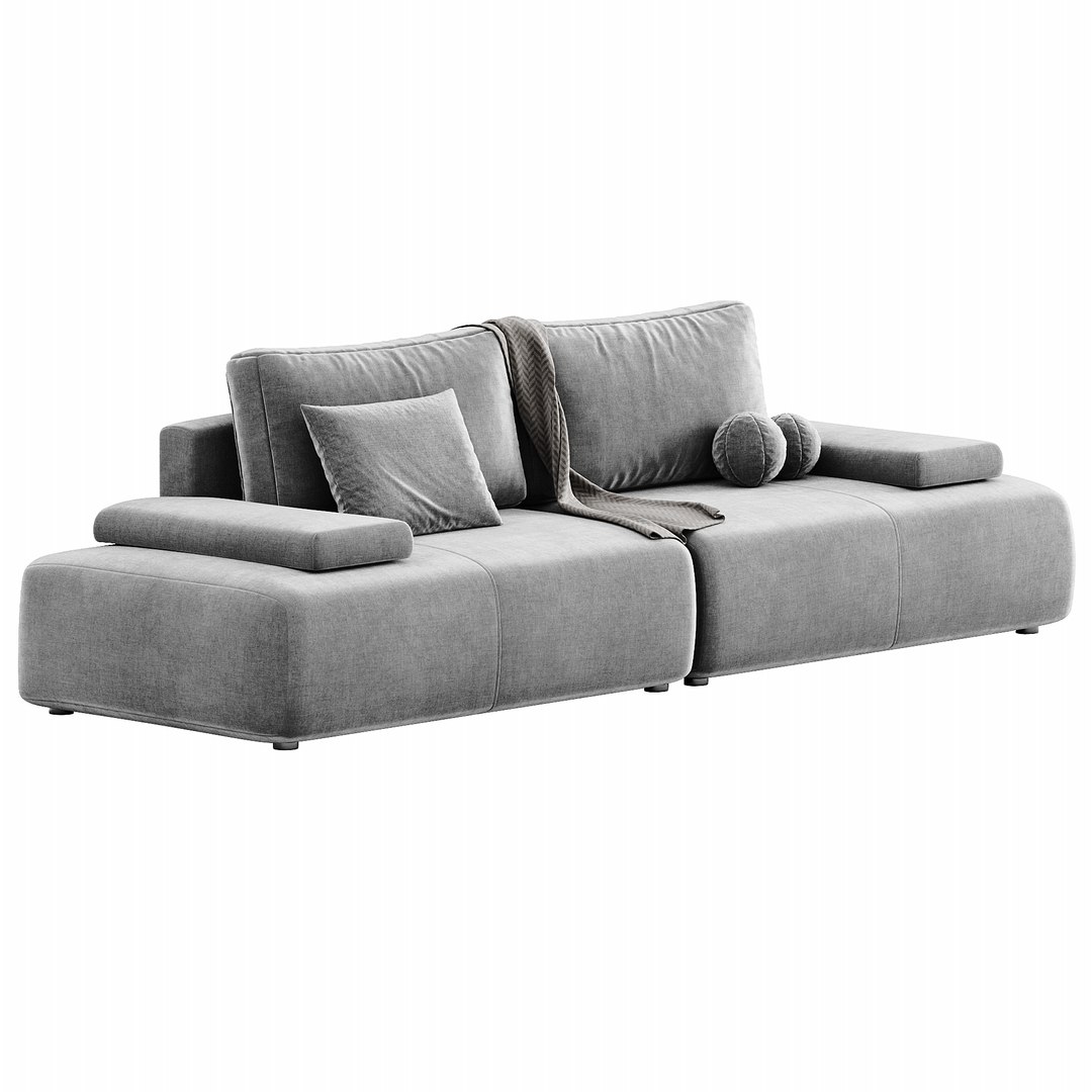3D Hank L10 Two Seater Sofa By Weilai Concept Model - TurboSquid 2244678