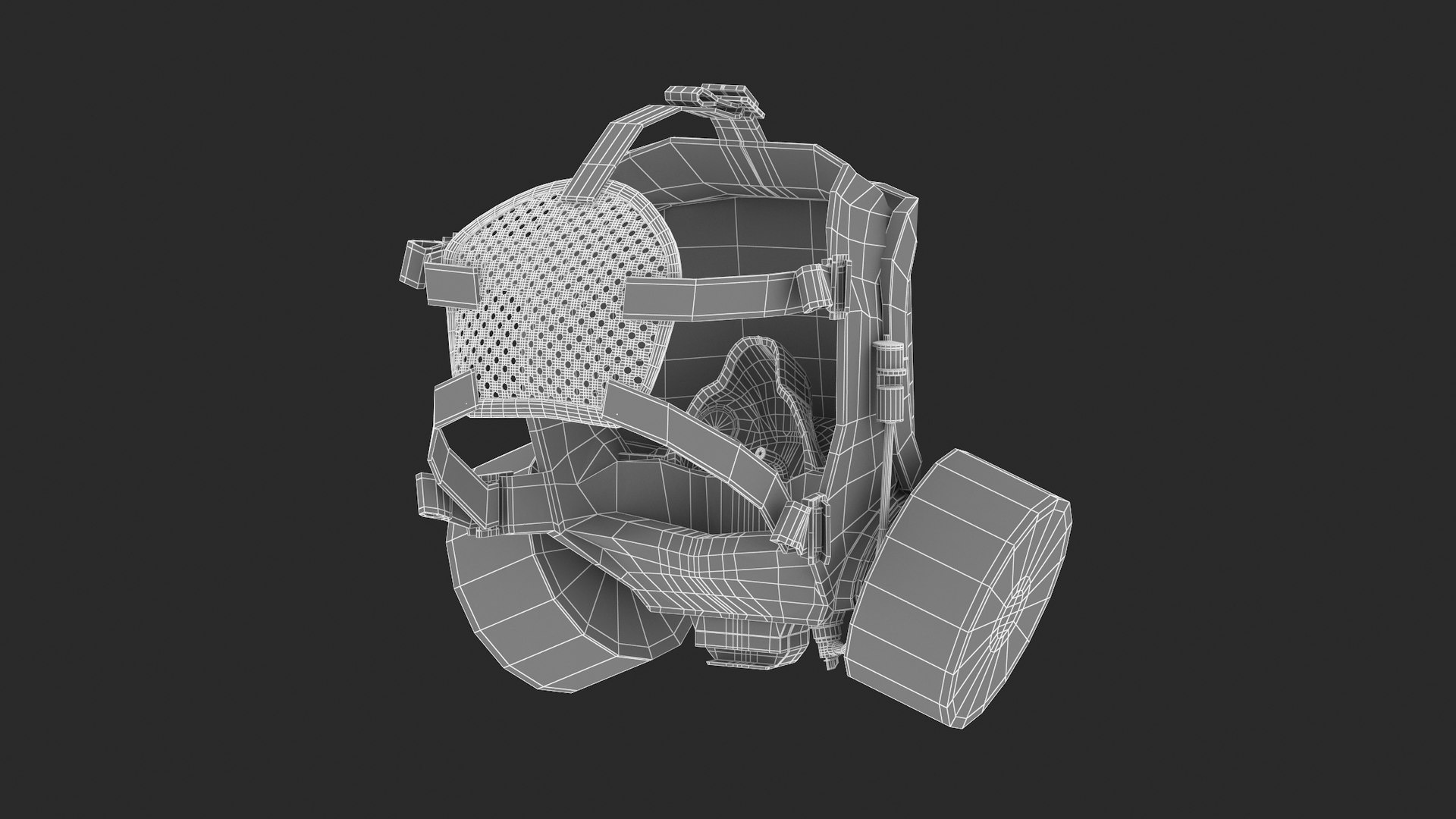 Mask Gas Filter 3D Model - TurboSquid 1653246