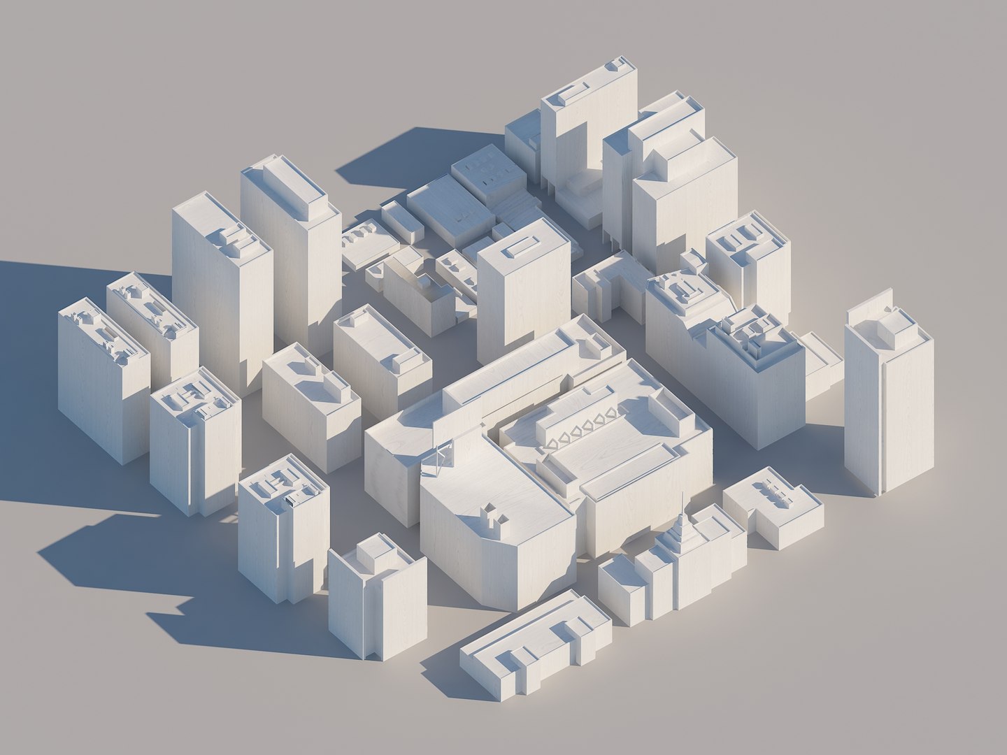 3D Model Building Box Building Block Distribution Building - TurboSquid ...