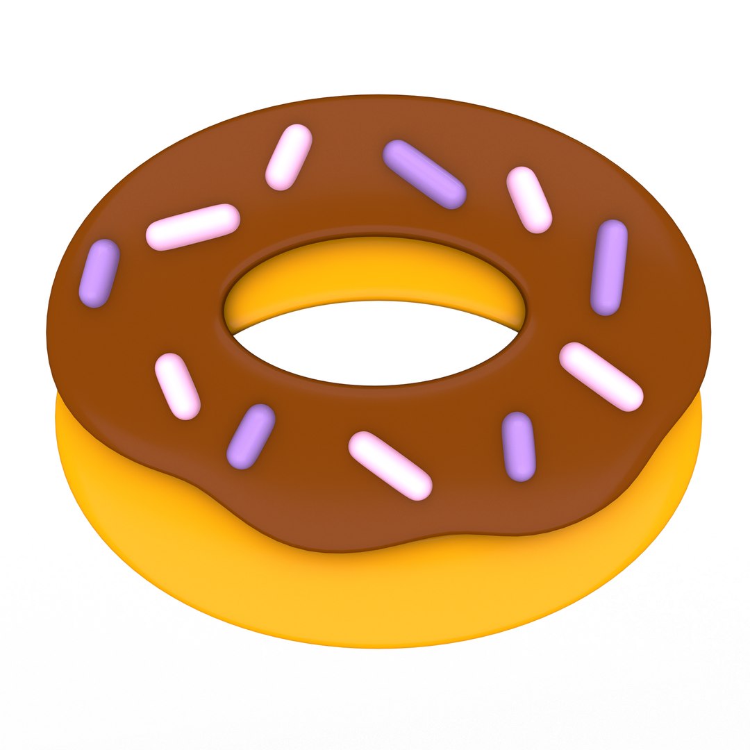 Doughnut Emoji 3D - TurboSquid 2124858