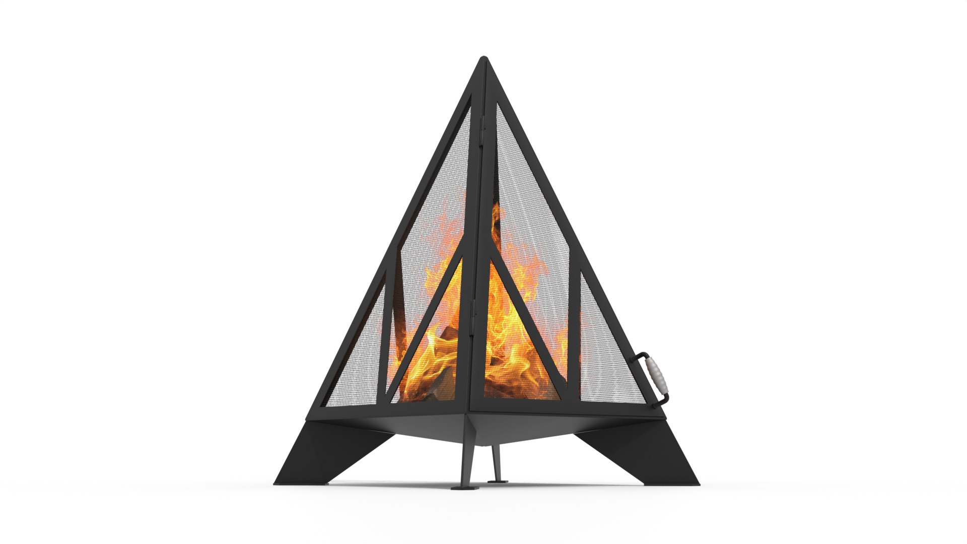 Fire Pit - Pyramid 3D Model - TurboSquid 2214447