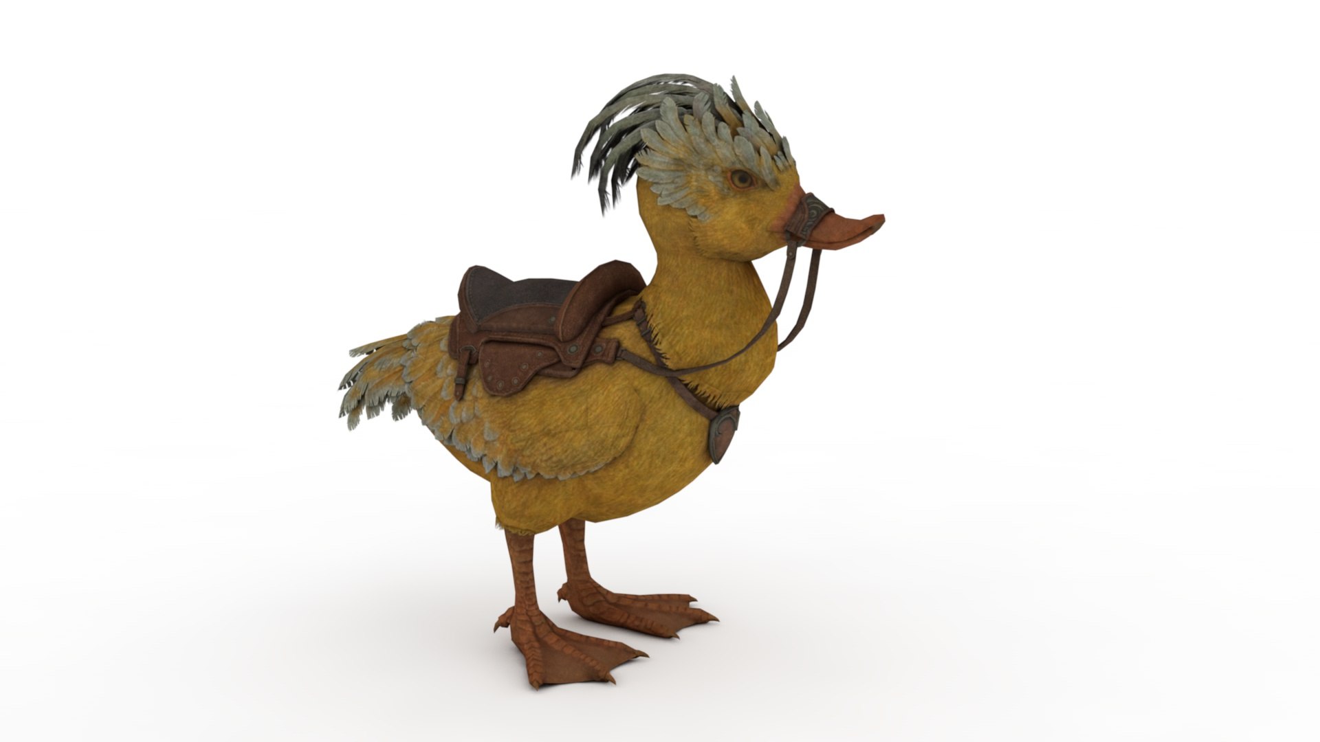 Cartoon Duck 3D - TurboSquid 2236123