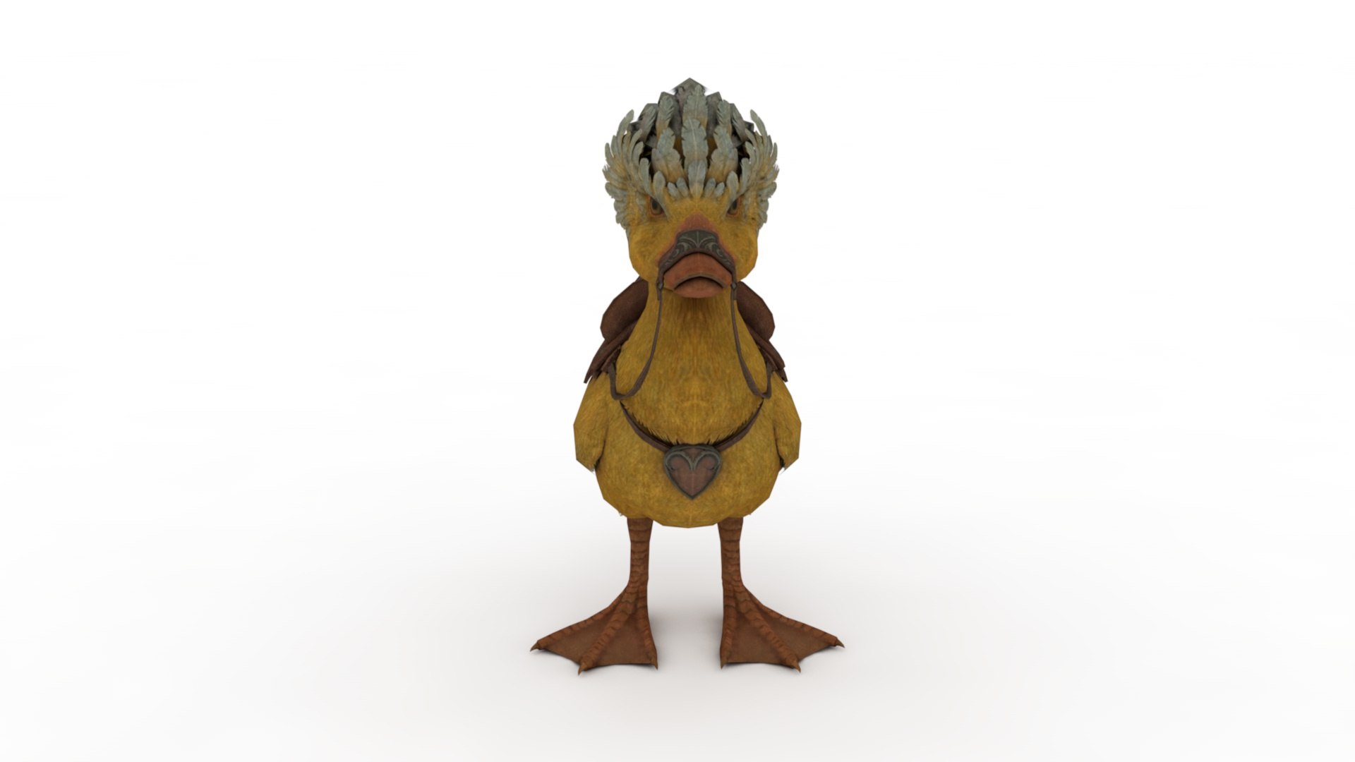 Cartoon Duck 3D - TurboSquid 2236123