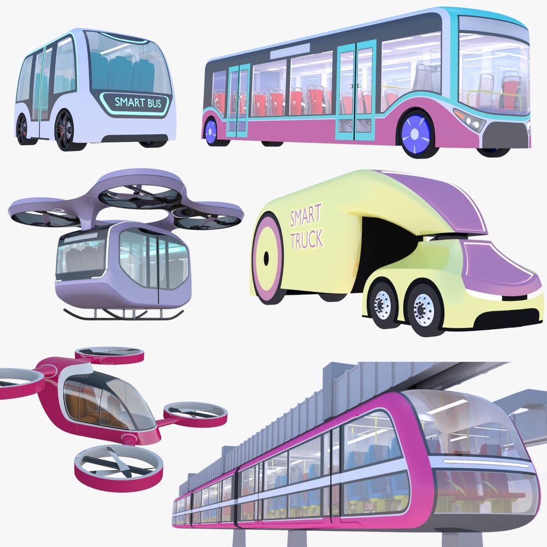 Future vehicles collection II 2024 3D model - TurboSquid 2179149