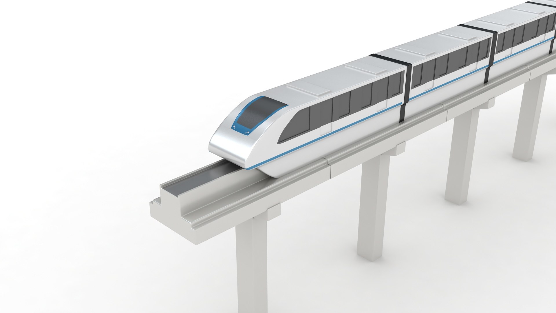 Monorail Model - TurboSquid 1993287