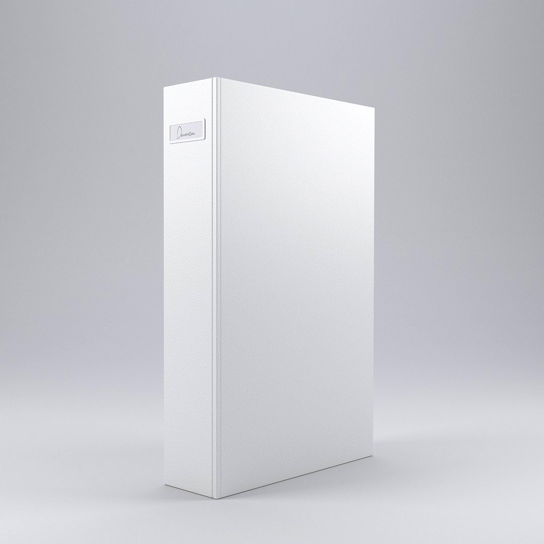 3ds White Cloth Covered Box