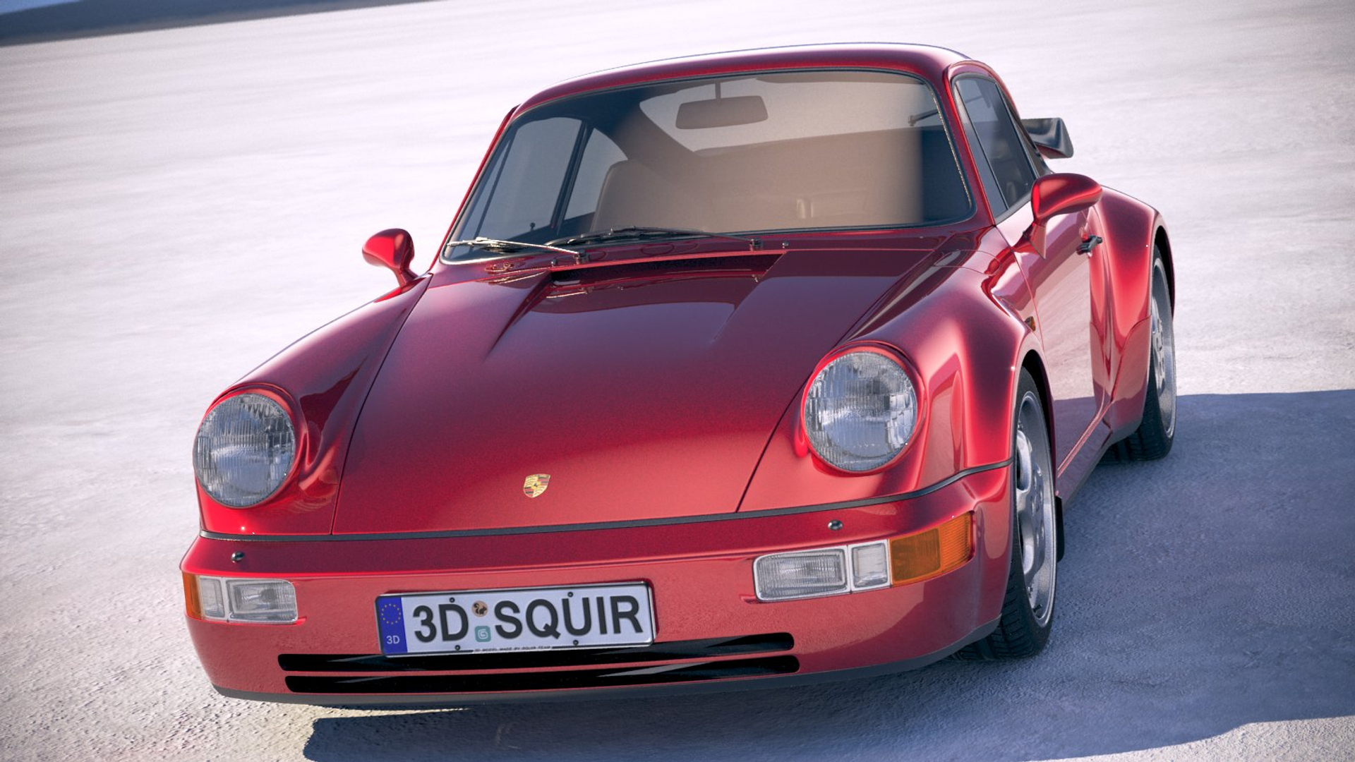 modelo 3d Porsche 911 964 turbo 1990 - TurboSquid 1328726