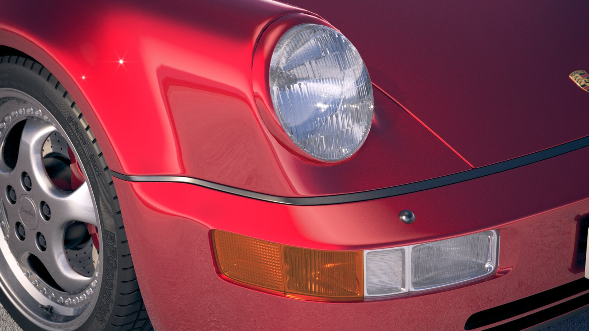 3D porsche 911 964 model - TurboSquid 1328726