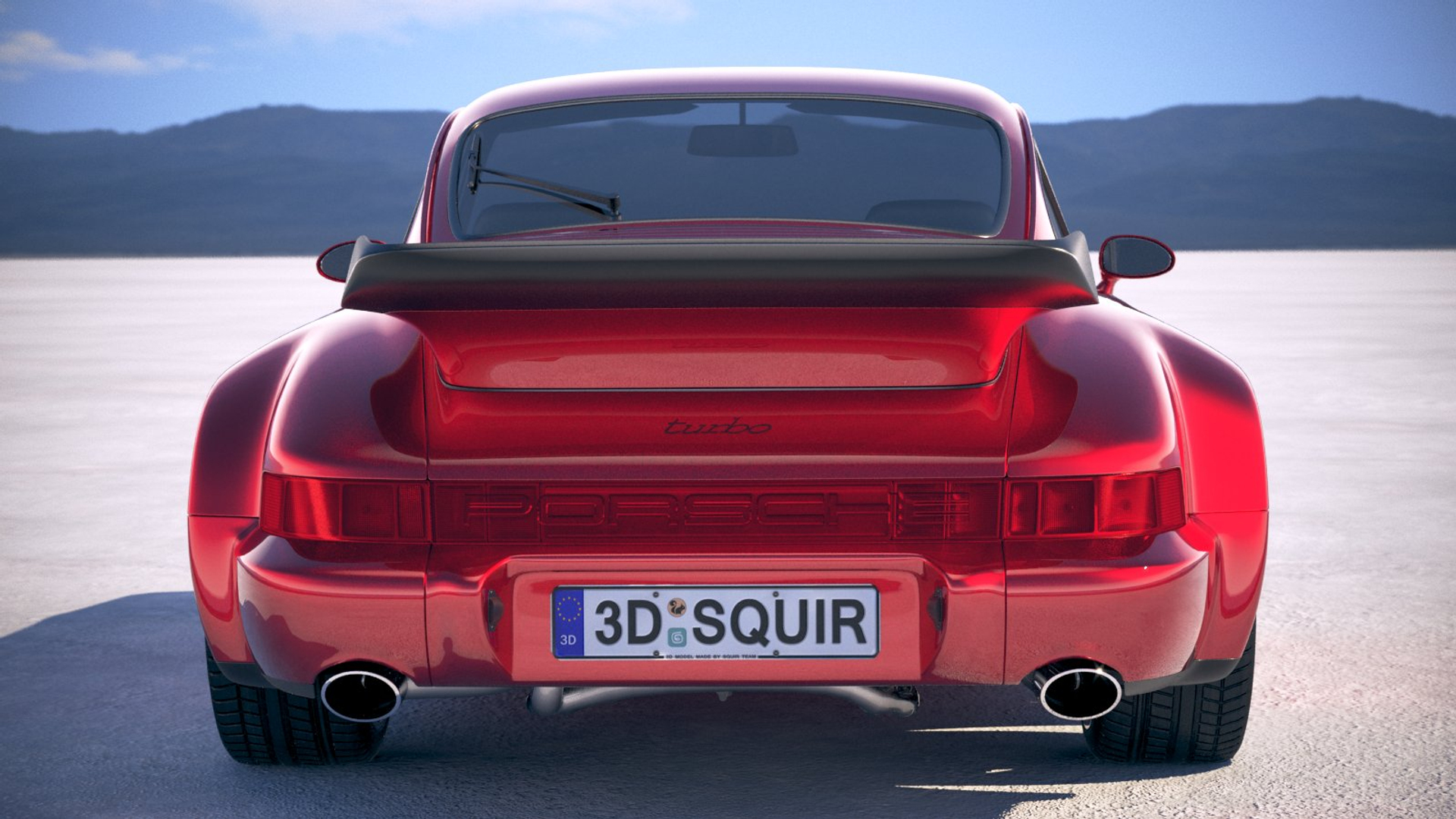 modelo 3d Porsche 911 964 turbo 1990 - TurboSquid 1328726