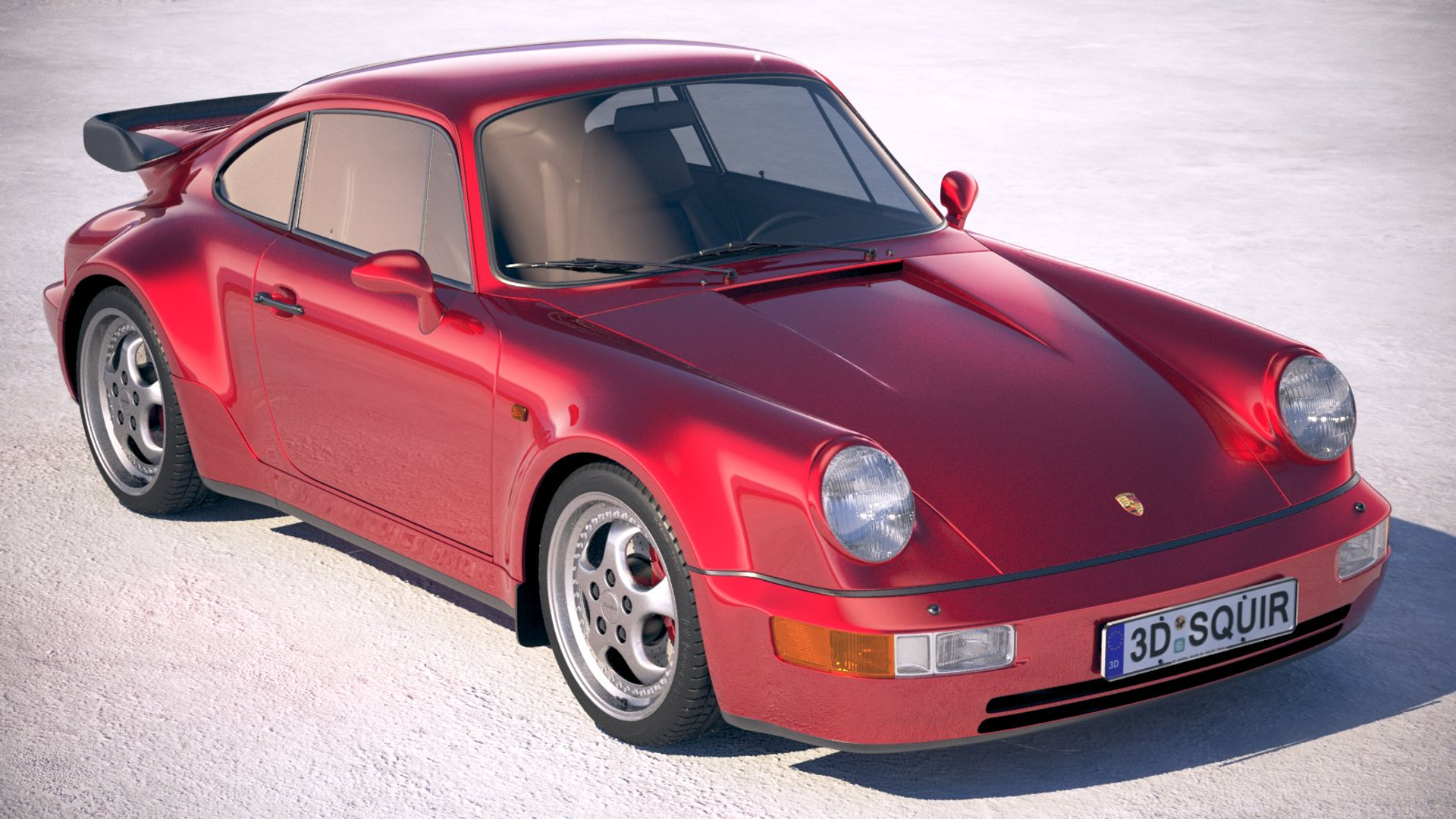 modelo 3d Porsche 911 964 turbo 1990 - TurboSquid 1328726