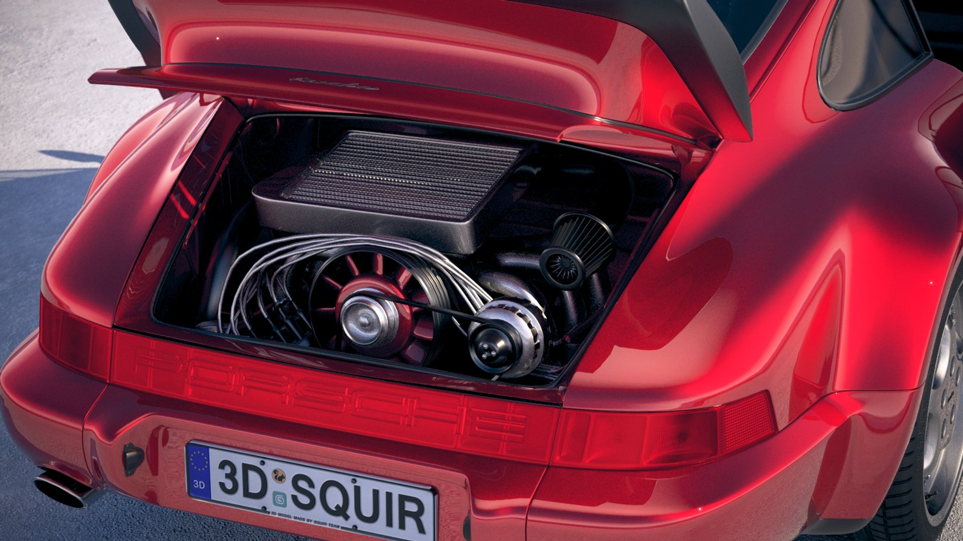 3D porsche 911 964 model - TurboSquid 1328726