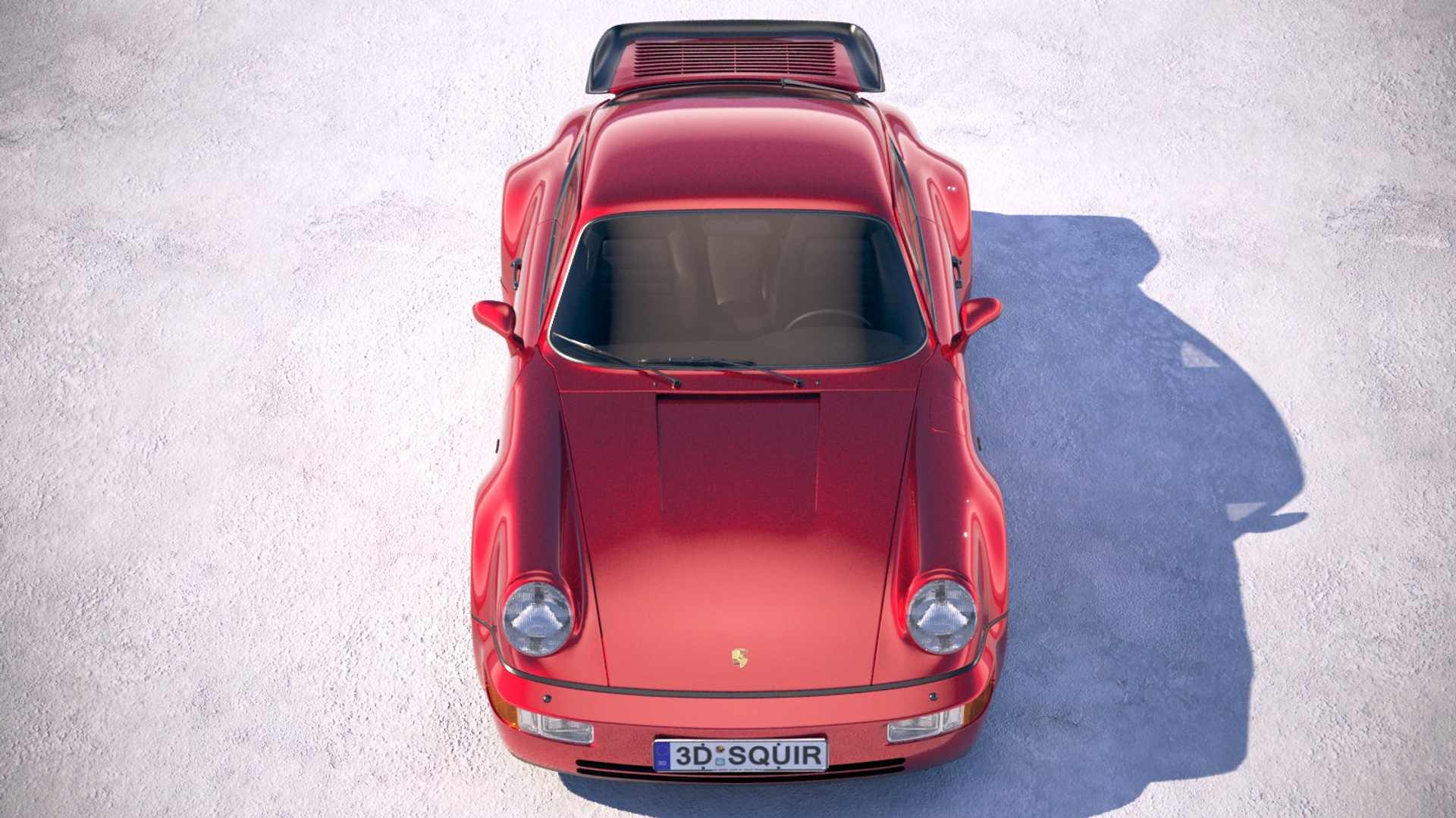 modelo 3d Porsche 911 964 turbo 1990 - TurboSquid 1328726