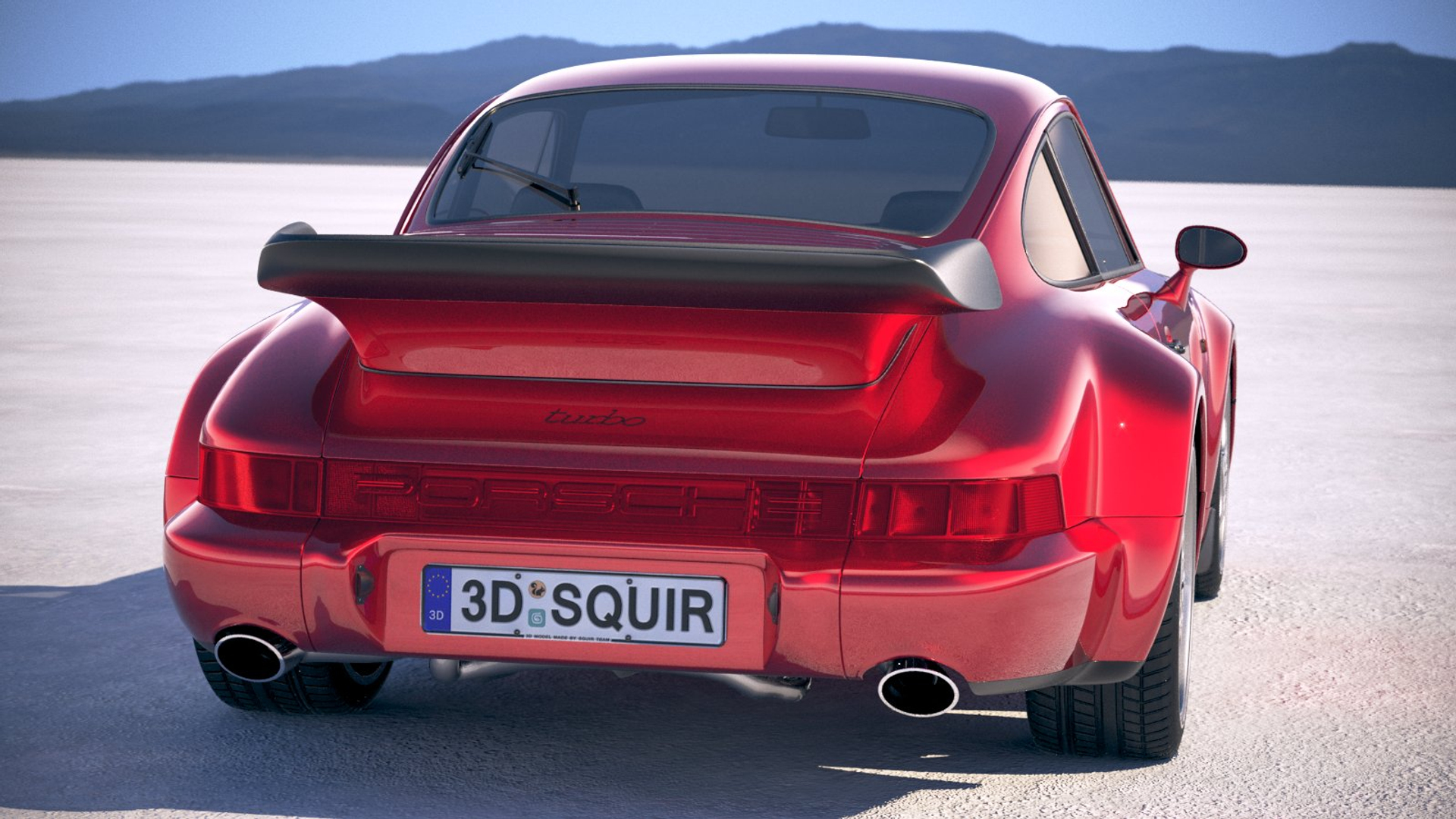 modelo 3d Porsche 911 964 turbo 1990 - TurboSquid 1328726
