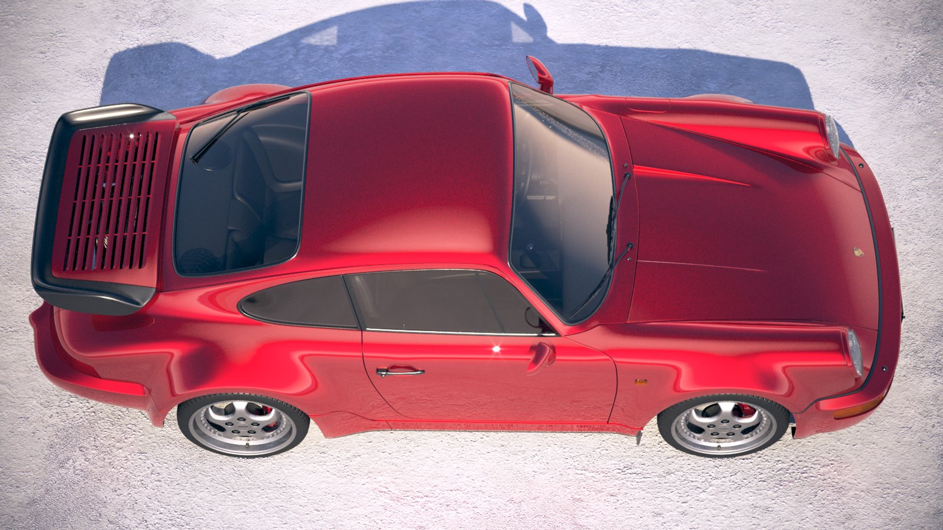 modelo 3d Porsche 911 964 turbo 1990 - TurboSquid 1328726