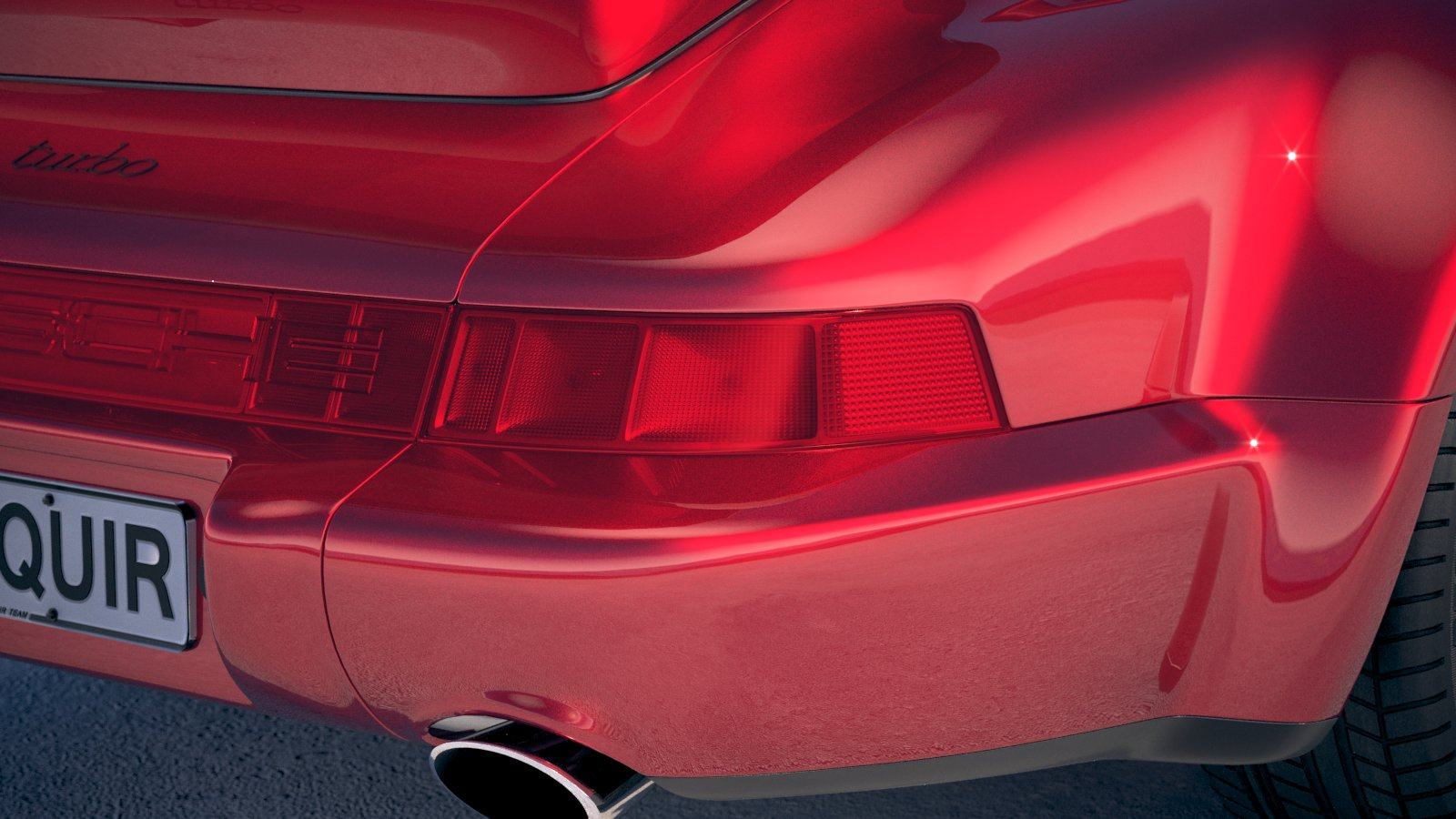 modelo 3d Porsche 911 964 turbo 1990 - TurboSquid 1328726