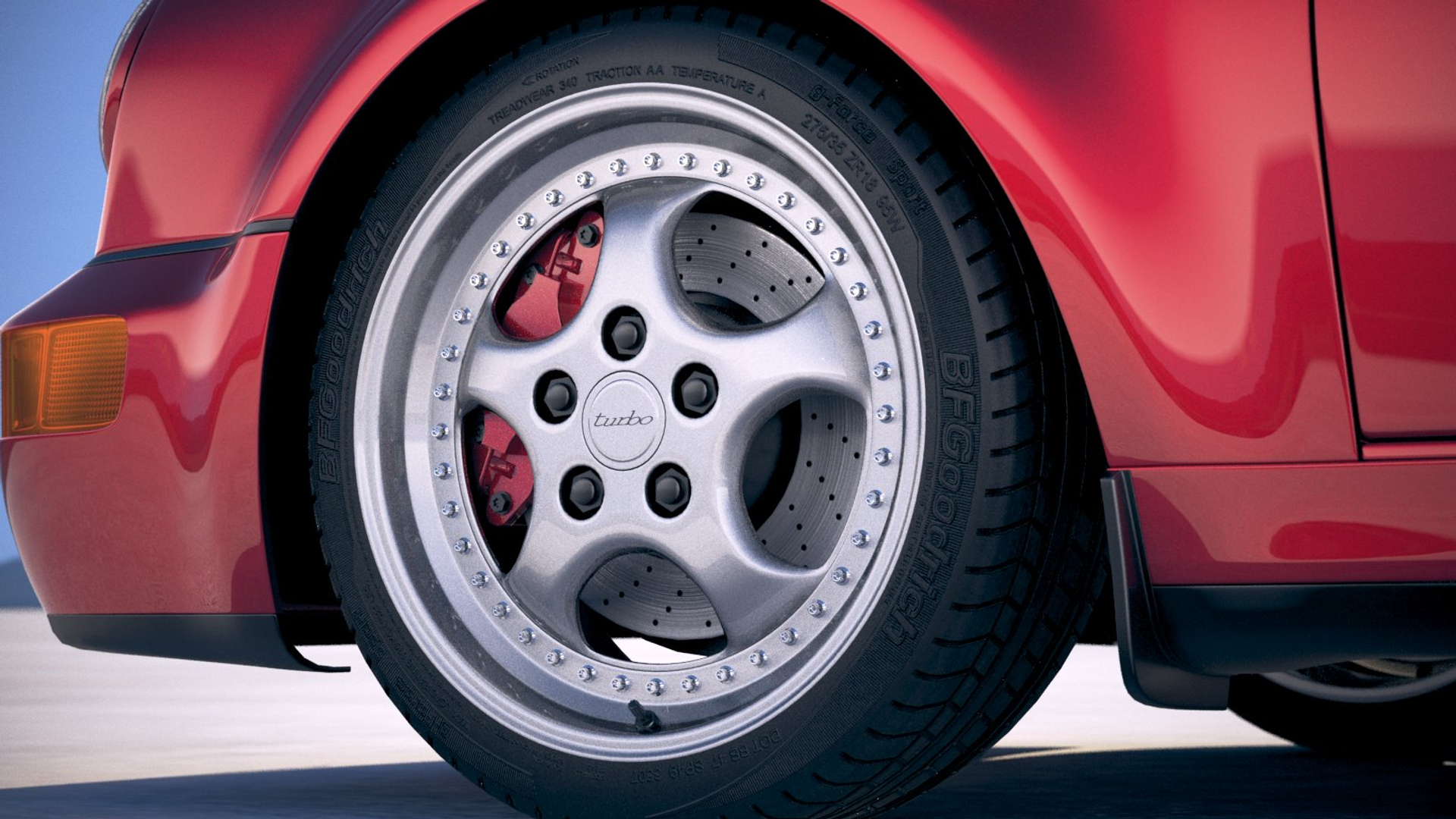 modelo 3d Porsche 911 964 turbo 1990 - TurboSquid 1328726