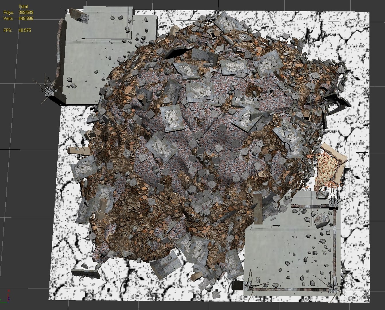 Rubble Junk Pile 3d Fbx