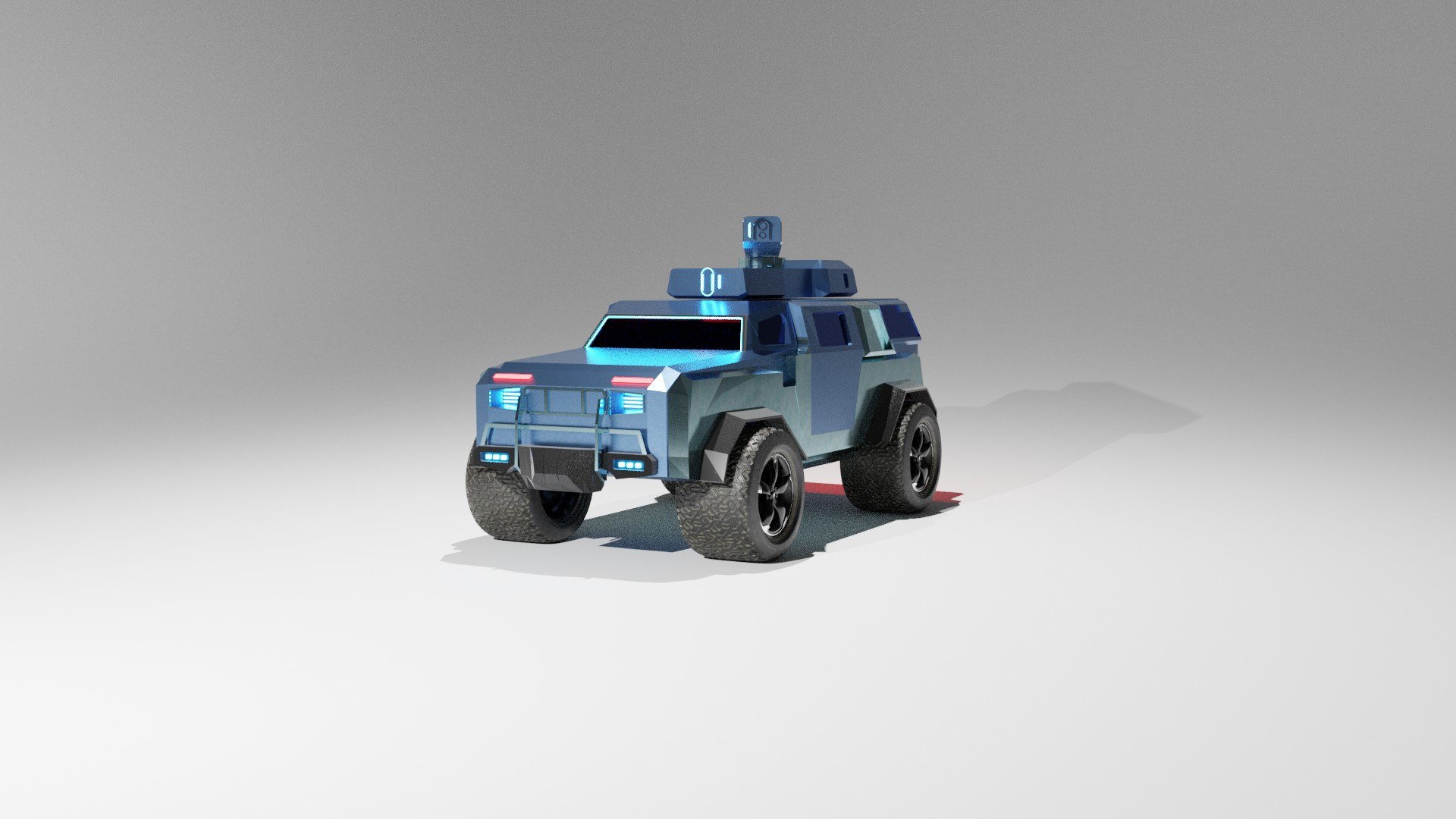 3D Sci-fi Car Game-ready PBR - TurboSquid 2414619